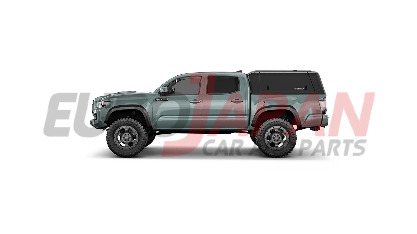 Hard-top Acier inox SmartCap EVO A Noir Mat - Toyota Tacoma 2016-2023 ...